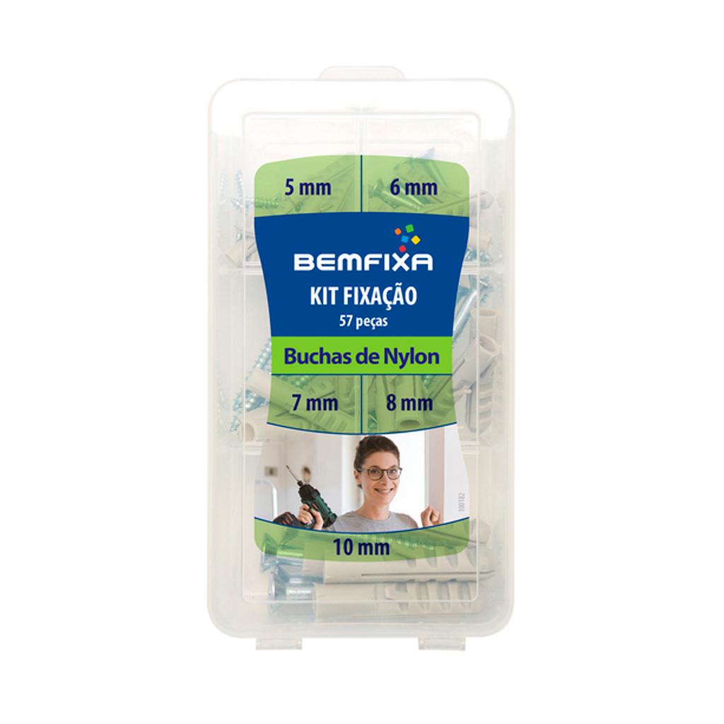 Kit Fixação Parafusos Bemfixa com Buchas de Nylon - Balaroti