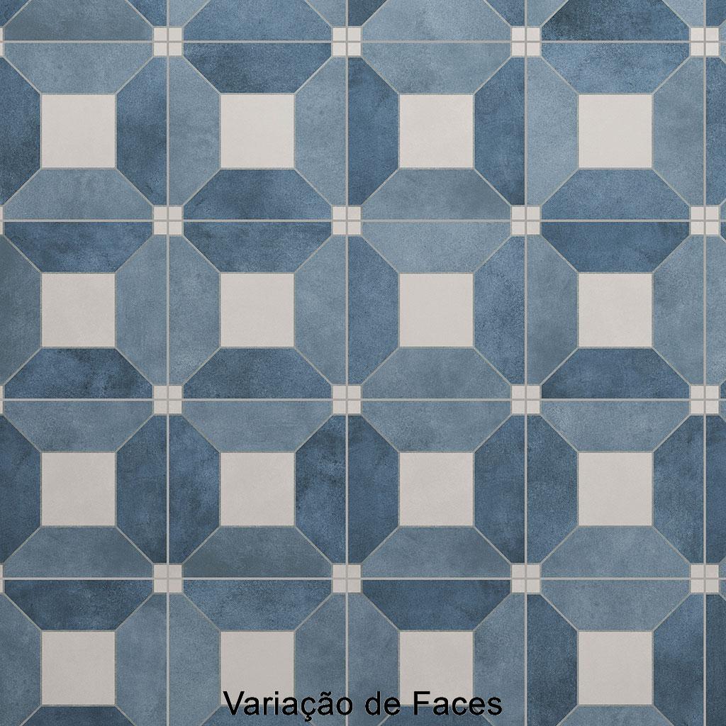 Porcelanato Natural Ceusa Retrô BL "A" 20x20cm - Balaroti