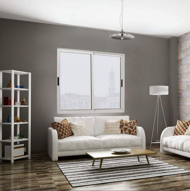 Janela de alumínio 02 folhas maxx branca - 100x120 - Balaroti