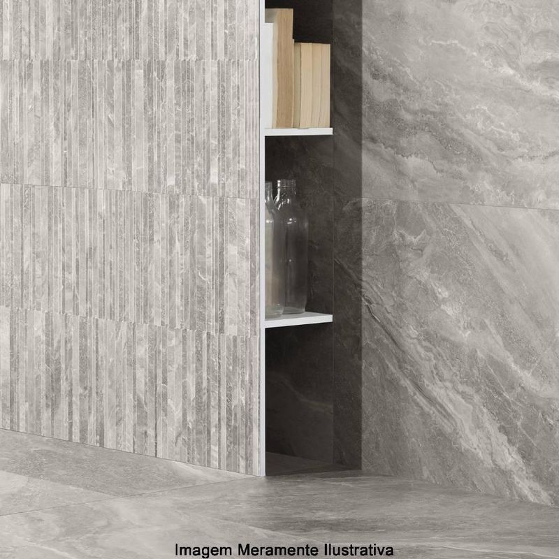 Revestimento Natural Portobello Storm Gray Ply "A" 60x120 Retificado ...