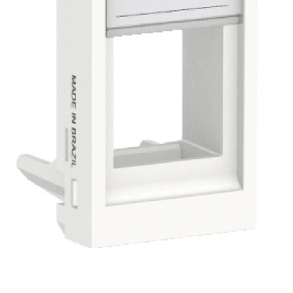 Tampa para Conector Schneider Keystone Branco RJ45 - Balaroti