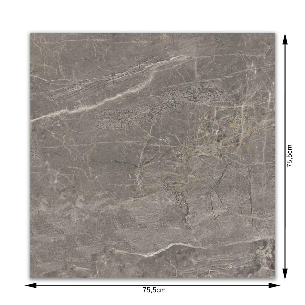 Cerâmica Bellacer Logan Stone "A" 75,5x75,5cm - Balaroti