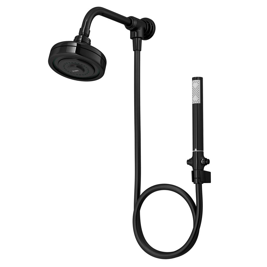 Kit Chuveiro Deca Acqua Plus Cabo Flexível PVC Black Noir - Balaroti
