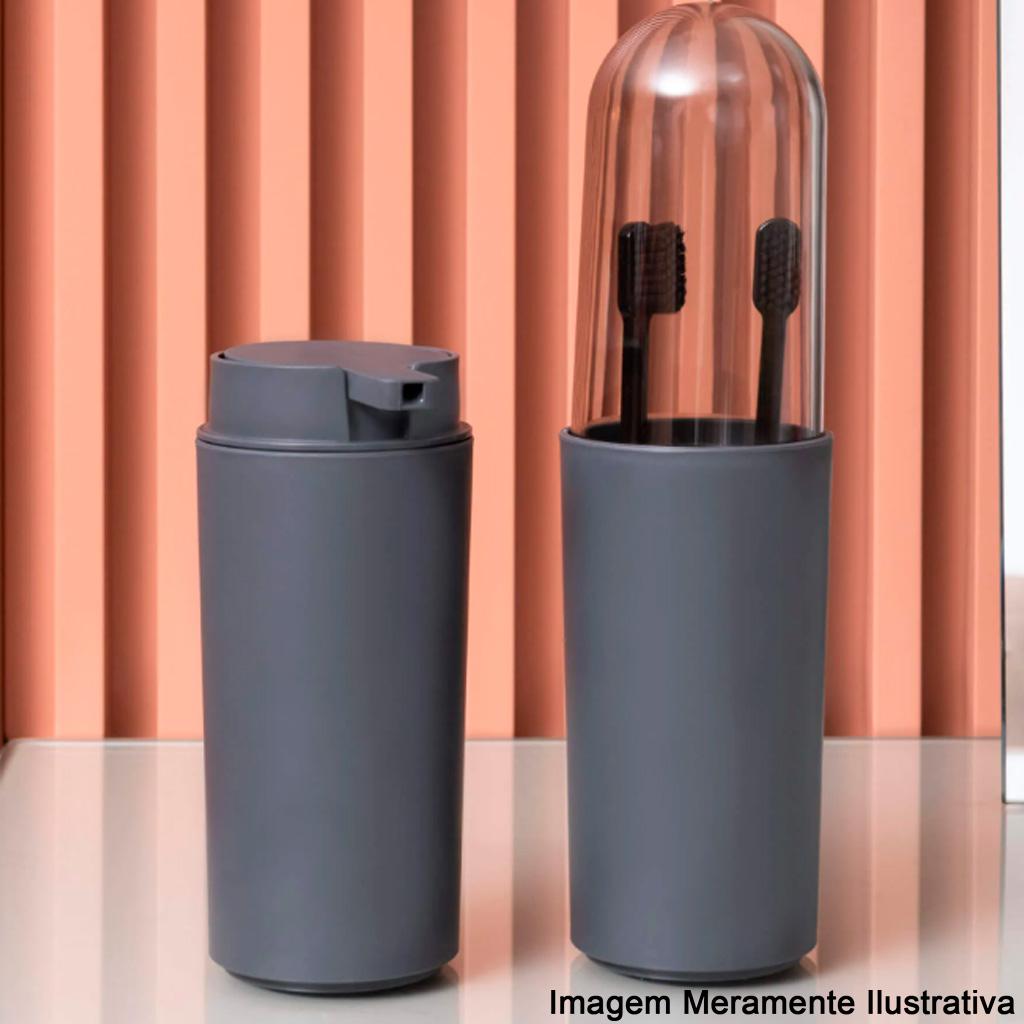 Conjunto para Banheiro Coza Serene com 2 Peças Cinza Chumbo - Balaroti