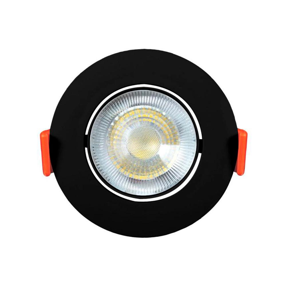 Spot de Embutir Easy Led 5w Redondo Preto Luz Neutra 450LM ...